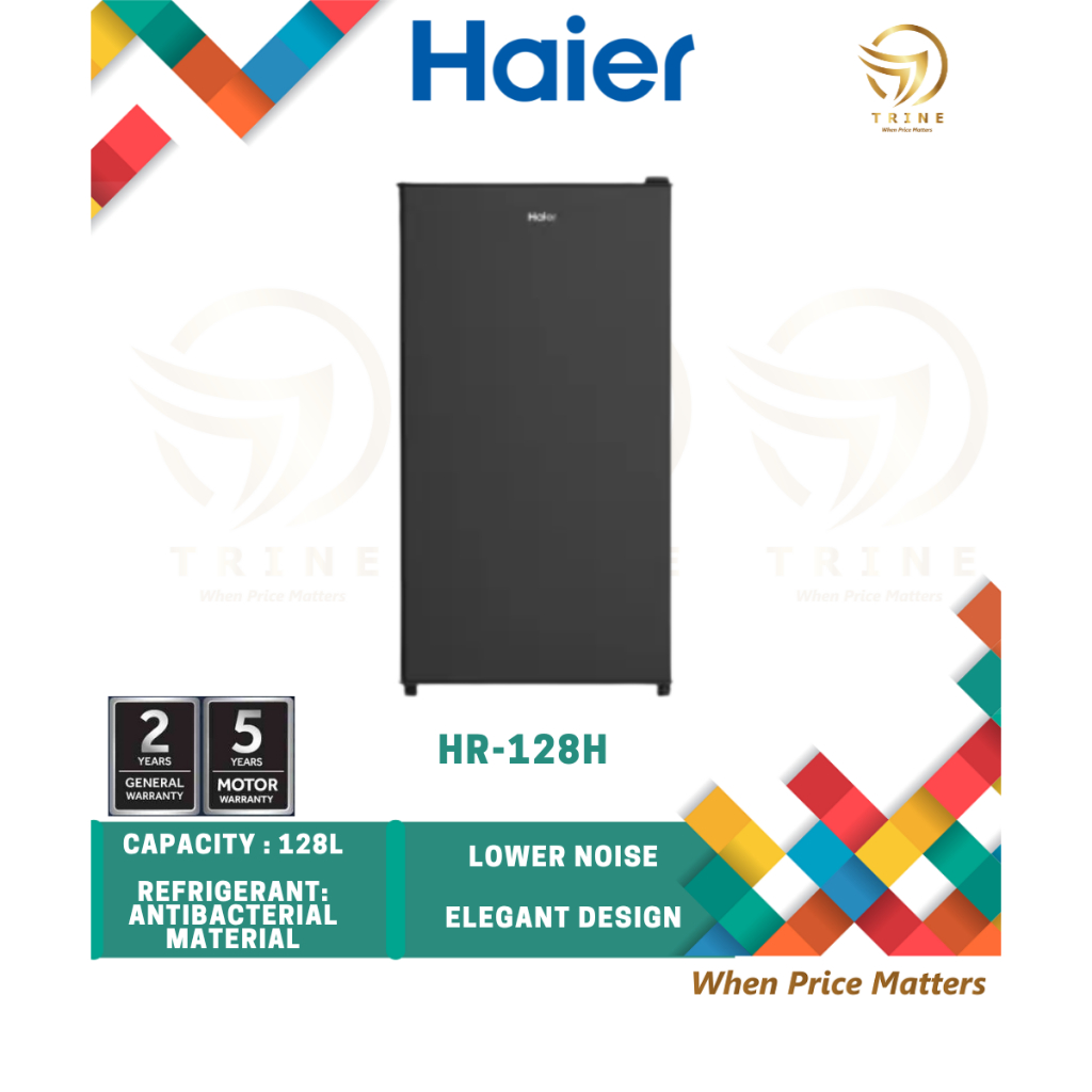 HAIER 128L 1-DOOR REFRIGERATOR / FRIDGE / DIRECT COOLING ...