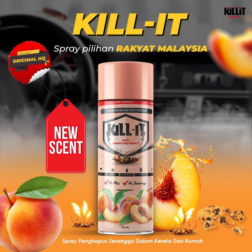 Ready Stock Promo Kill It Spray Lipas Kereta KillIt Spray Lipas Dalam ...
