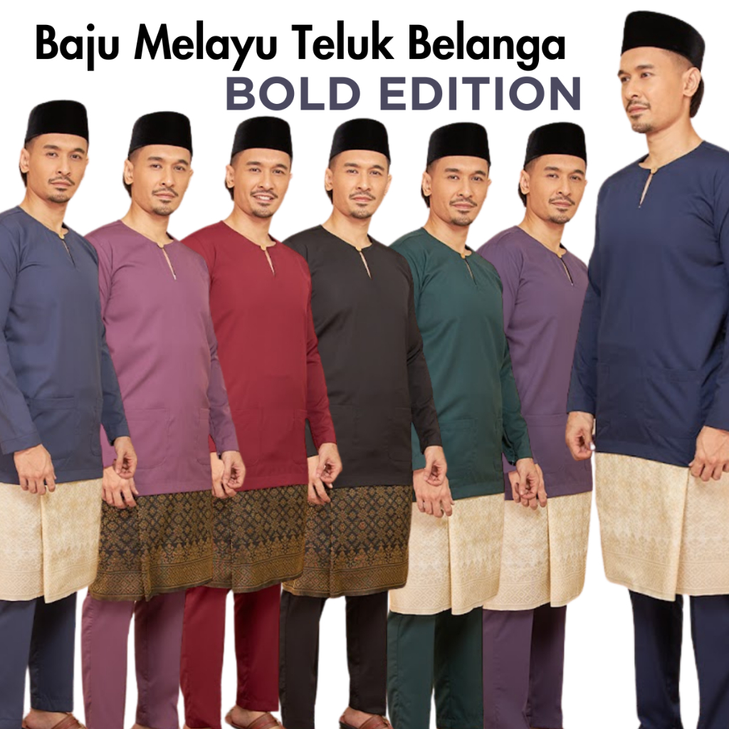 Baju Melayu Teluk Belanga Slim Fit [ BOLD EDITION ] 2025 by Desa Murni ...