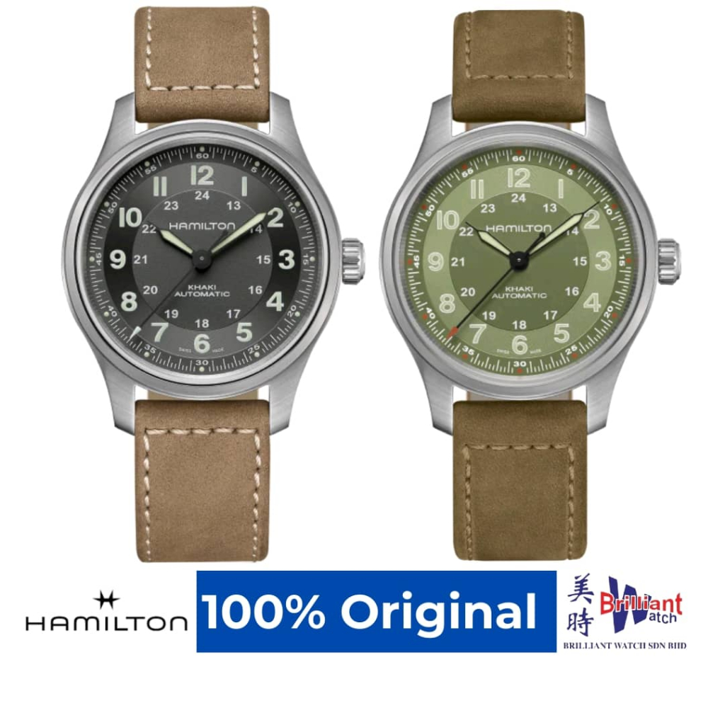 Hamilton Khaki Field Titanium Auto Automatic Men Watch H70545550 ...