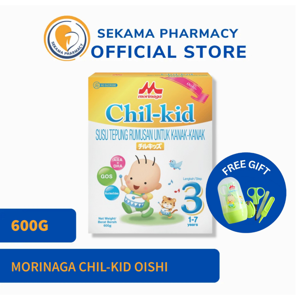 MORINAGA CHIL-KID OISHI 600G (1 - 7 YEARS OLD) - NO SUCROSE ADDED [EXP: 3/2026] | Shopee Malaysia