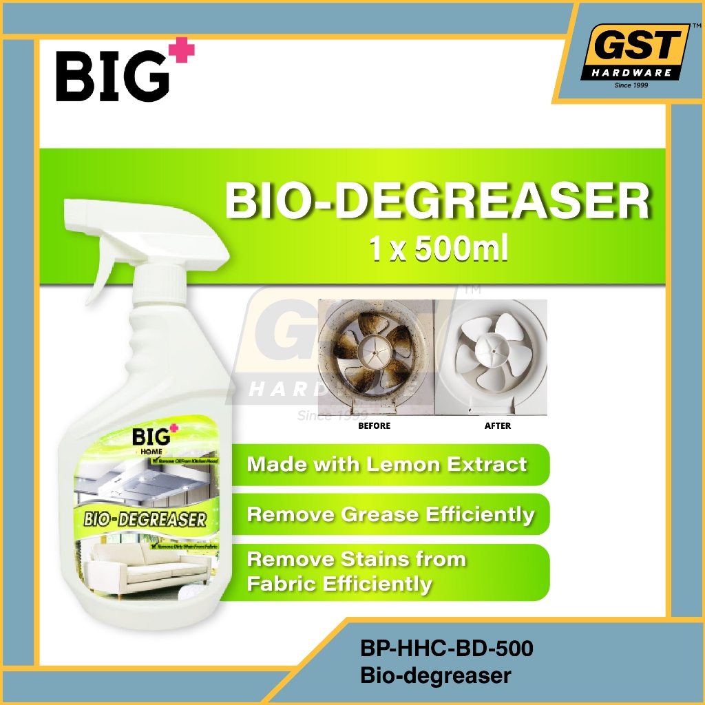 BIG+ Bio Degreaser Cleaner 500ml Fabric Sofa Cleaner Soda Stain Remover ...