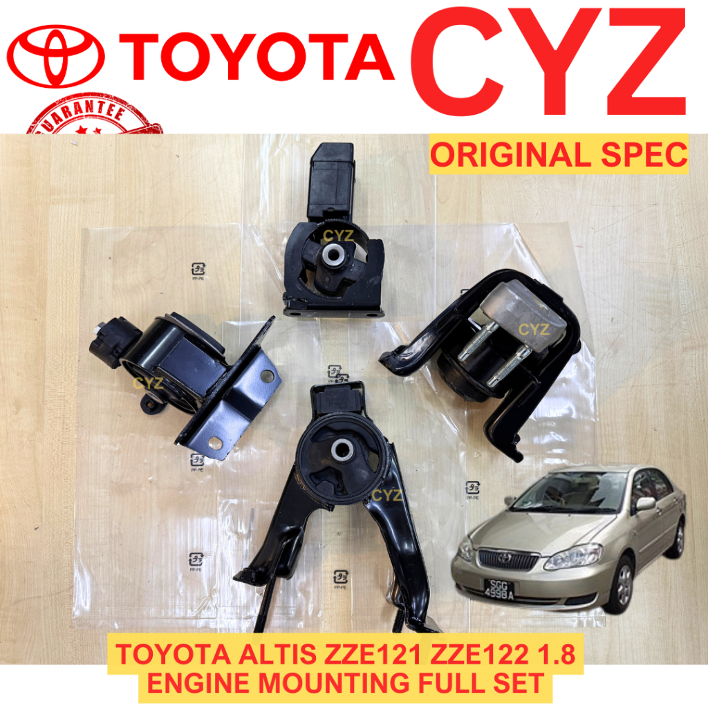 Engine Mounting Set TOYOTA ALTIS ZZE122 1.8 03-07Y (TOYOTA THAILAND ...