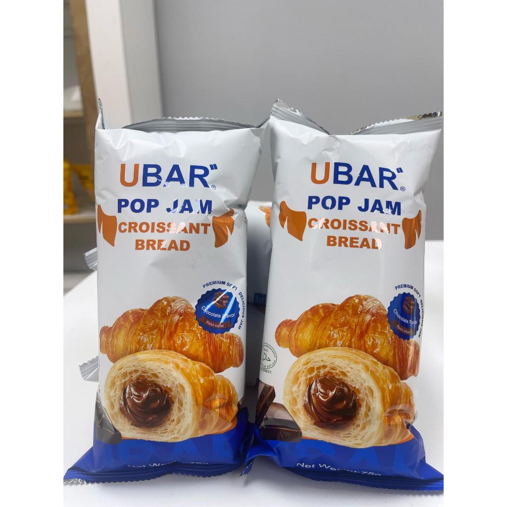 UBAR CROISSANT CHOCOLATE BREAD / CHEESE FLAVOR 75G / TARO FLAVOR 75G ...