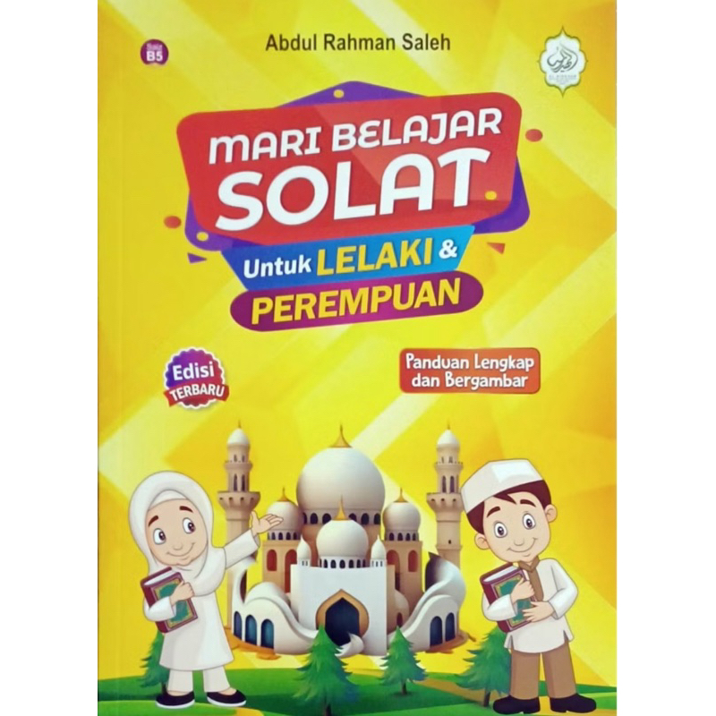 Buku Mari Belajar Solat Lelaki & Wanita Berserta Bacaan Rumi | Shopee ...