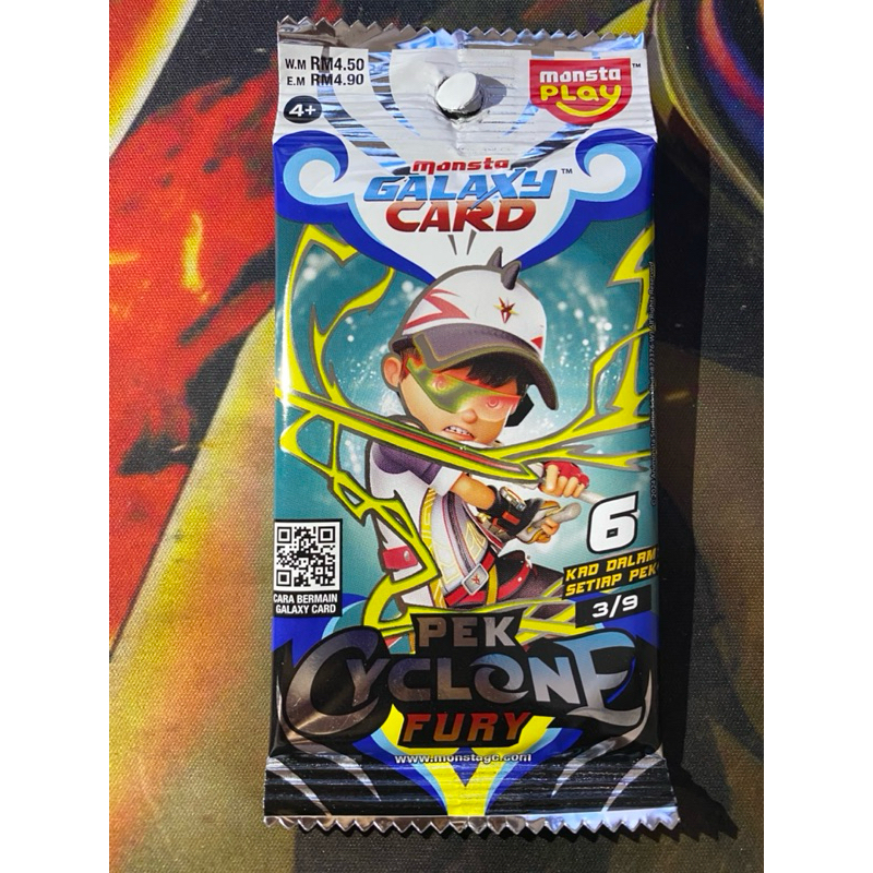 KAD BOBOIBOY GALAXY CARD PEK CYCLONE FURY 3/9 SUPRA | Shopee Malaysia