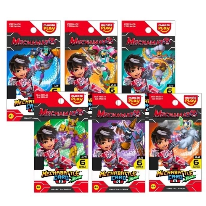 Mechamato Mechabattle Card Pek Blast ( Harga untuk 1 peck SAHAJA ...