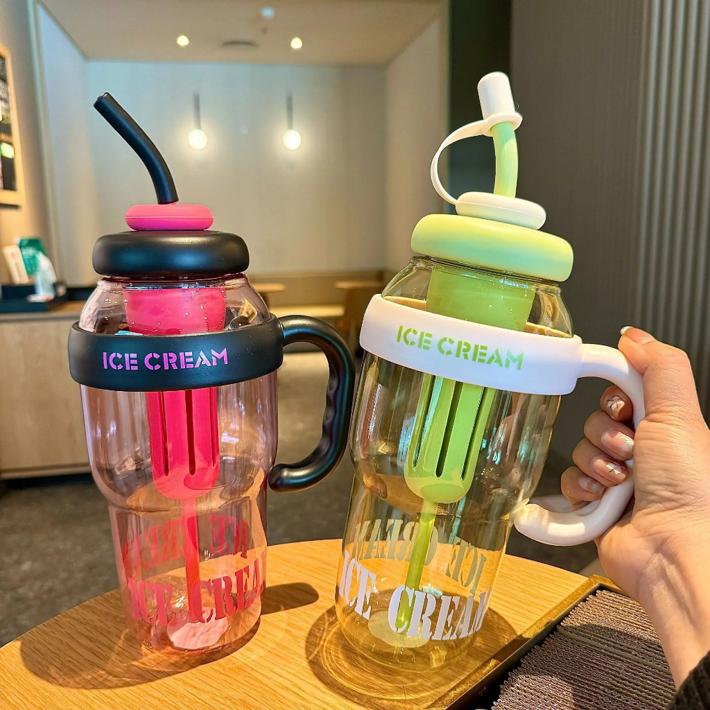 Ice Cream Water bottle huge botol air besar Water Cup High-looking ...