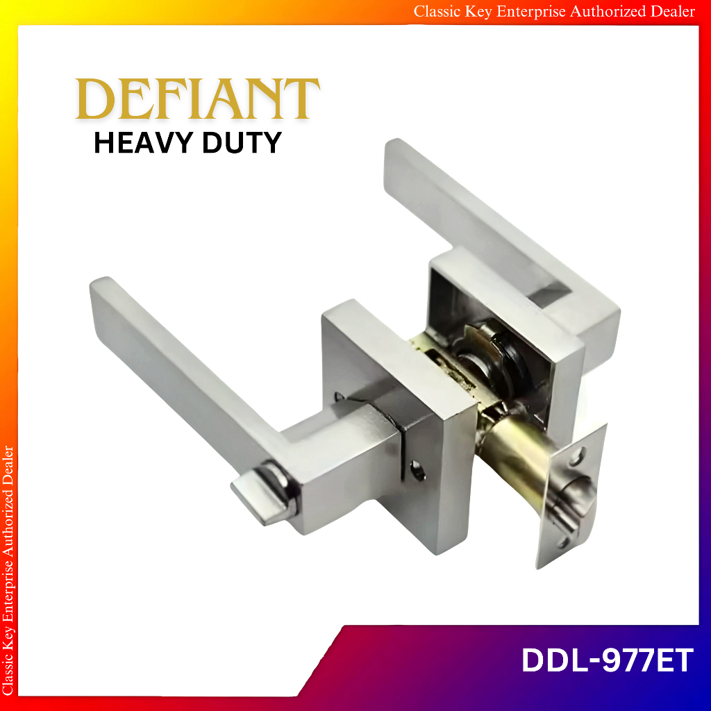 DEFIANT Tubular Lever Door Lock Entrance DDL-997ET (Heavy Duty ...
