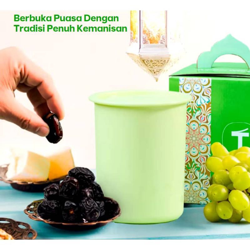 Tupperware Kurma Gift Set - Polka Dot One Touch Canister 1.25L, Kurma ...