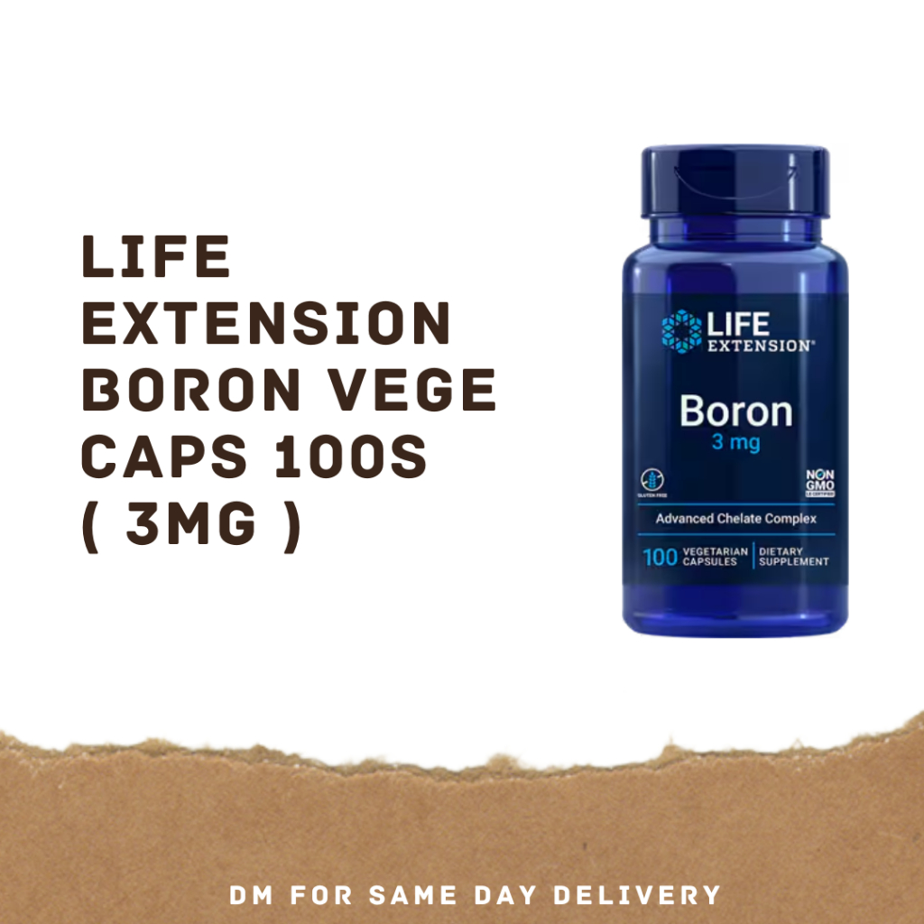 LIFE EXTENSION Boron Vege Caps 100S ( 3mg ) | Shopee Malaysia
