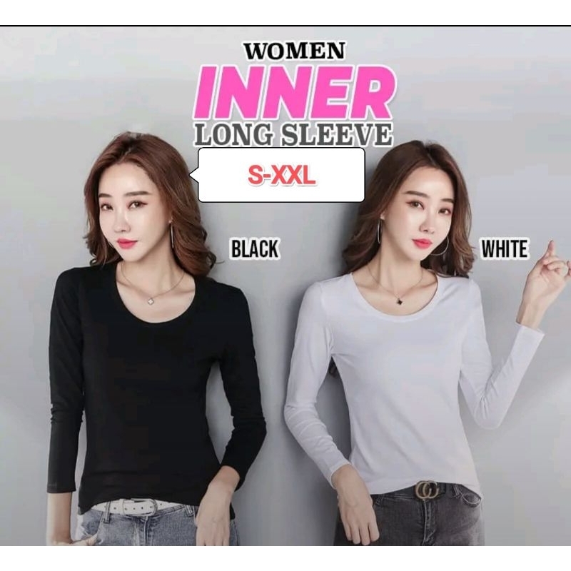 🇲🇾🇲🇾Murah🔥🔥Inner Baju Lengan Panjang Muslimah Inner original cotton ...