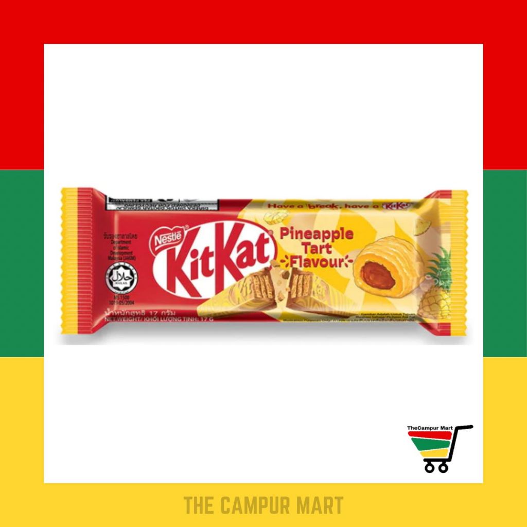 TCM Nestle KitKat pineapple tart flavour chocolate limited festive ...
