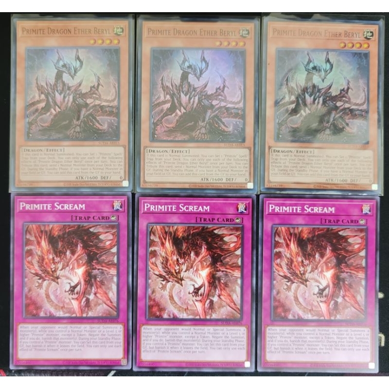 YUGIOH SUDA-AE015 Primite Dragon Ether Beryl / PRIMITE SET[SR] | Shopee ...