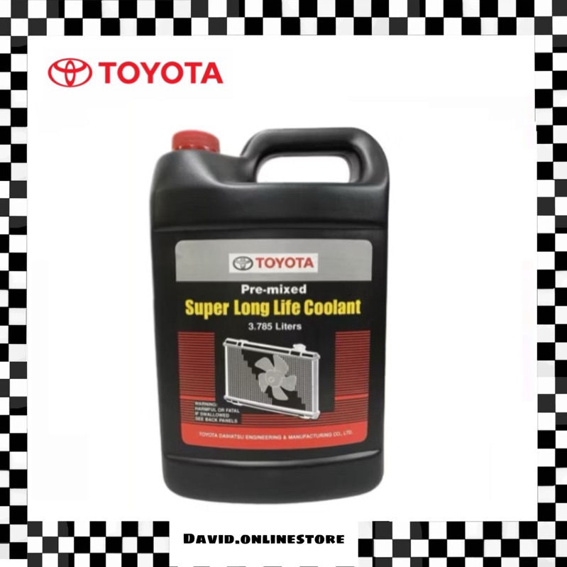 Toyota Super Long Life Pre-Mix Coolant 3.785L For Toyota Lexus Proton Perodua Nissan Hyundai ...