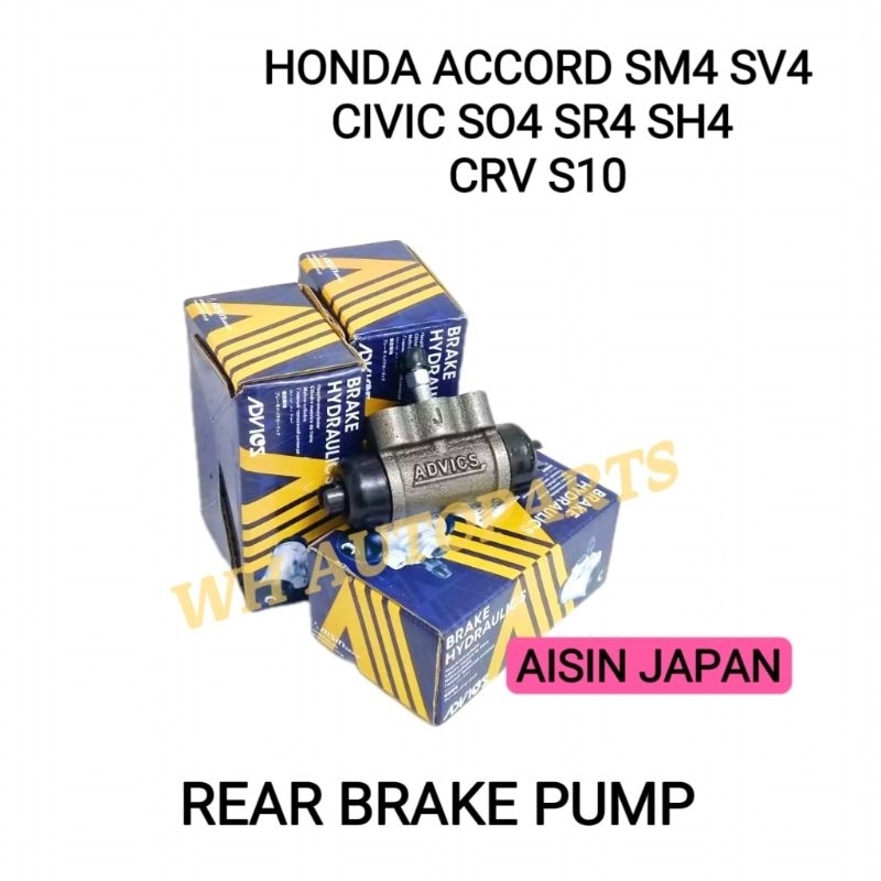 REAR BRAKE PUMP WHEEL CYLINDER (ADVICS AISIN JAPAN) HONDA ACCORD SM4 ...