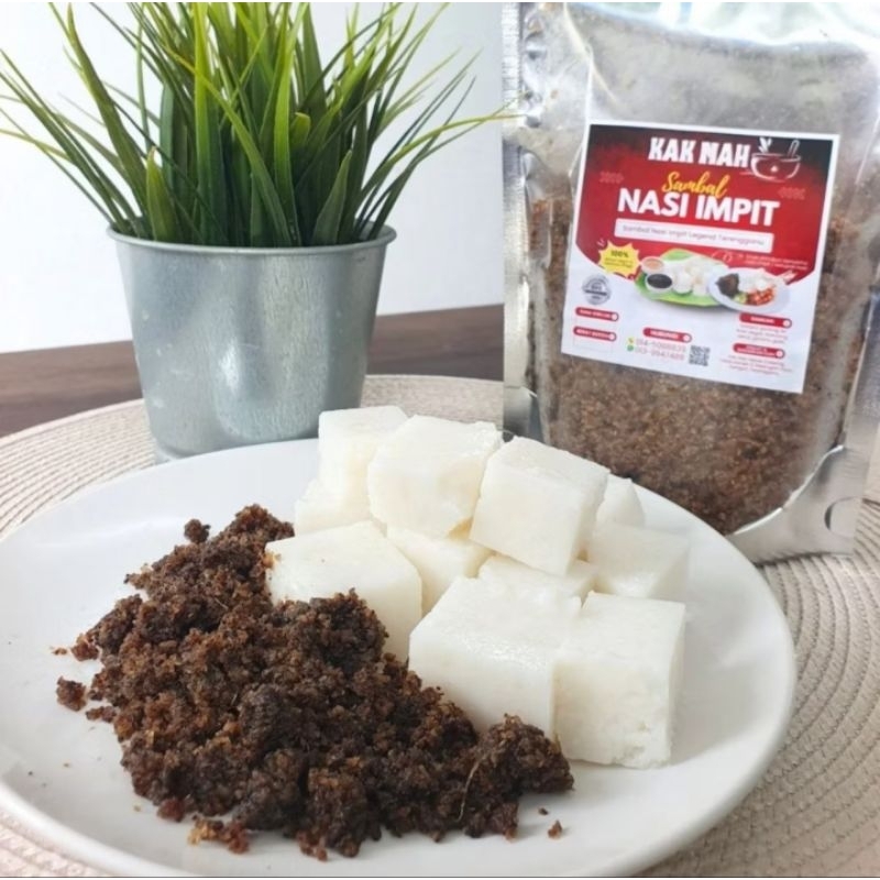 kak nah sambal nasi impit / kapit - ready to eat original resepi ...