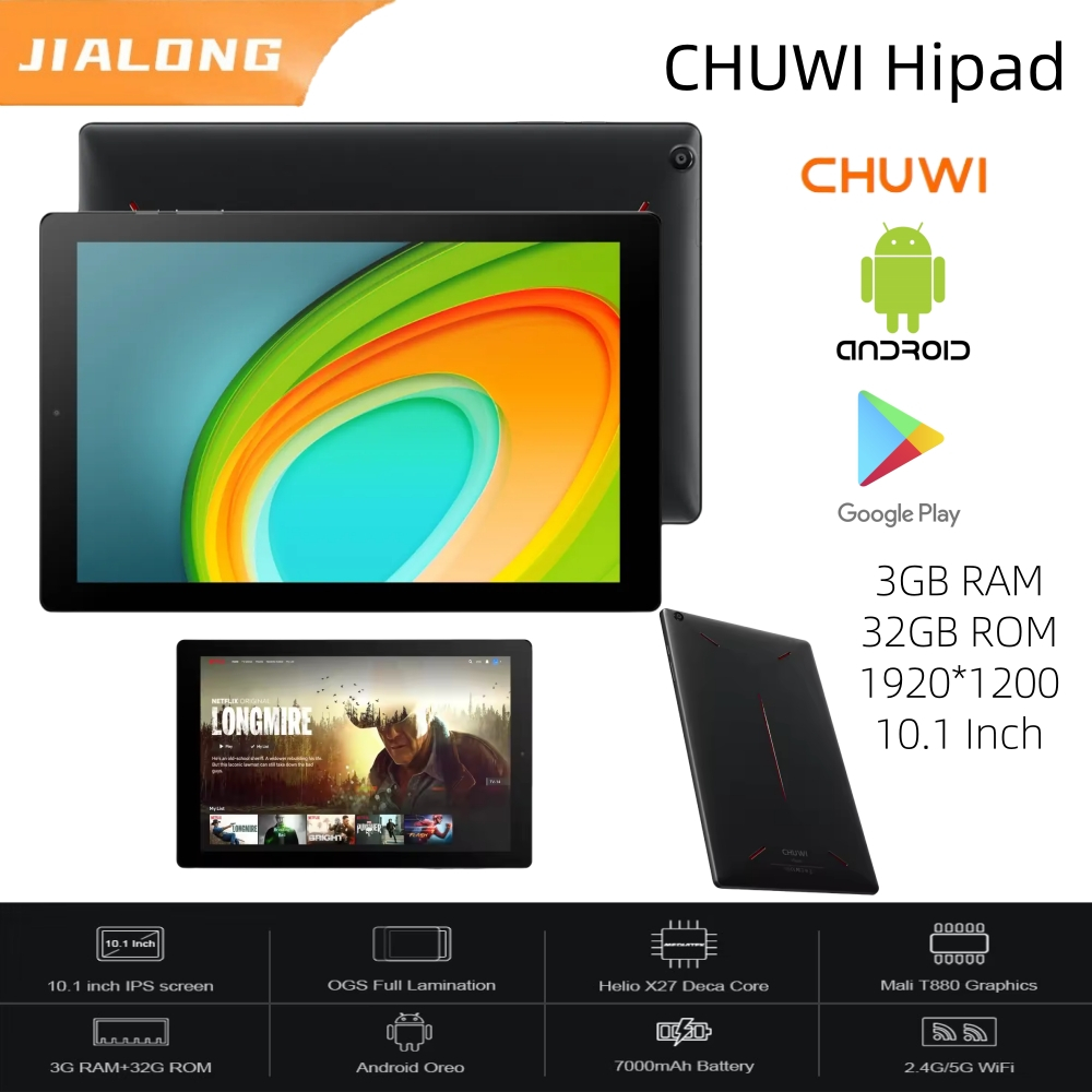 CHUWI Hipad Tablet PC 10.1 Inch, Android , 3GB RAM, 32GB ROM, Dual WIFI ...