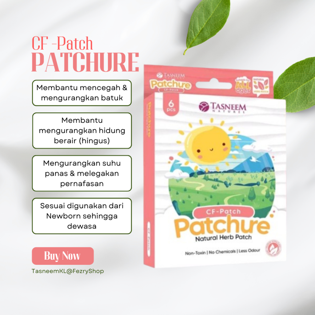 Tasneem Baby Newborn Cough Relief Patch For Baby Patch Batuk Baby ...