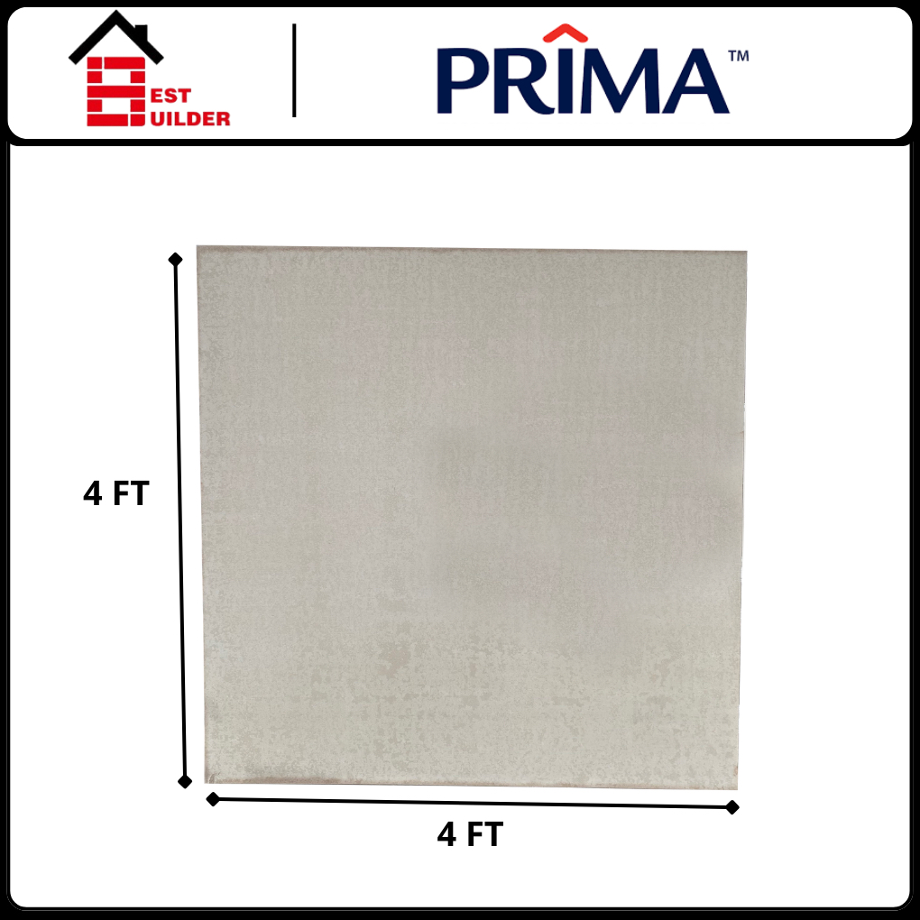 PRIMA Fibre Cement Ceiling Board 2ft x 4ft 4ft x4ft Ceiling Board Flat ...