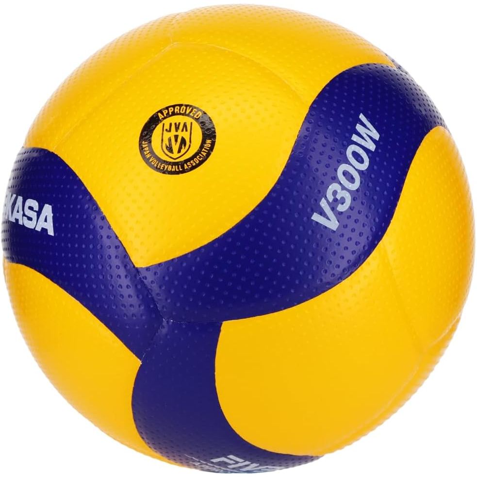 MIKASA Volleyball Size 5 Official International Ball Yellow/Blue V300W ...