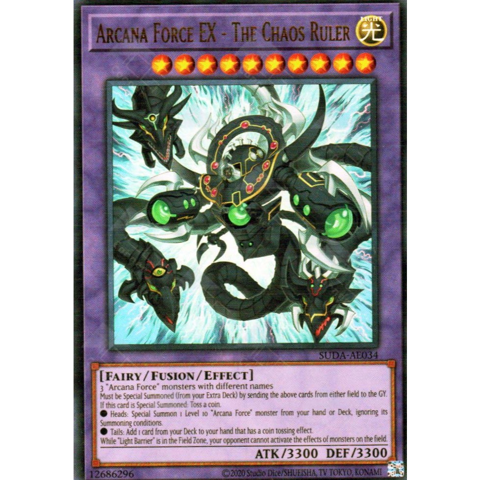 yugioh SUDA-AE034 Arcana Force EX - The Chaos Ruler (ur) | Shopee Malaysia