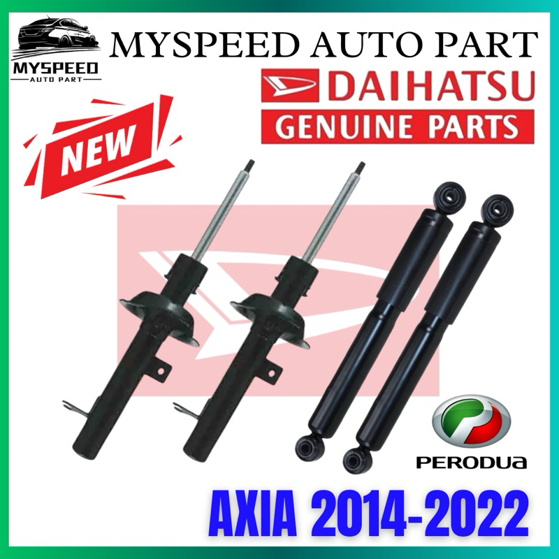 PERODUA AXIA (2014-2022) DAIHATSU GENUINE PARTS FRONT AND REAR SHOCK ...