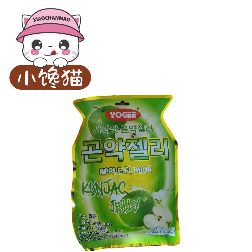 (HALAL)YOGEE KONJAC JELLY 20G (APPLE) 蒟蒻魔芋果冻 | Shopee Malaysia
