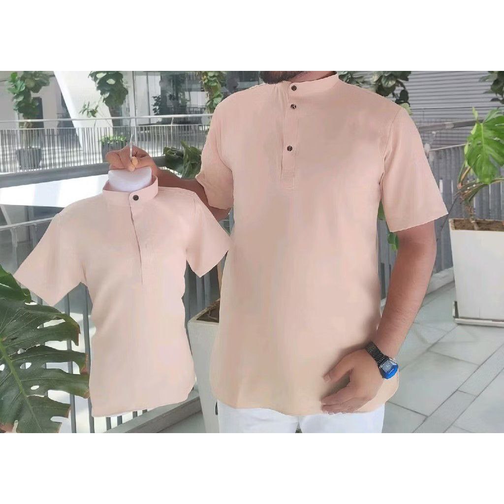 kurta family set como crape kain premium quality | Shopee Malaysia
