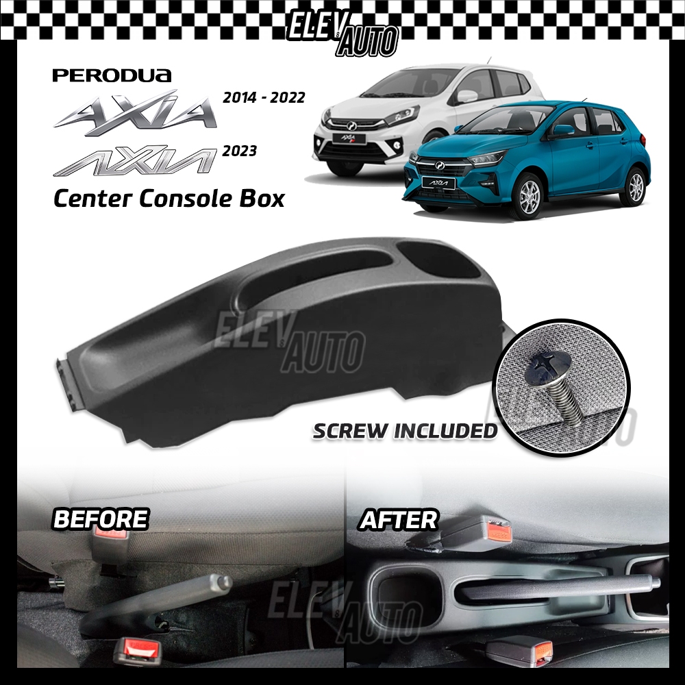 Perodua Axia 2014 - 2022 Axia Rahmah 2023 Center Console Box Cup Holder ...