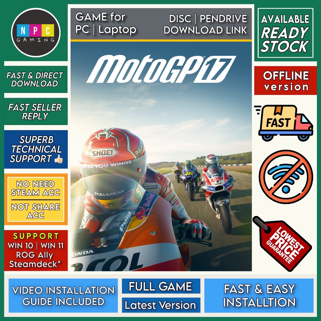 [PC Game] MotoGP 17 - Offline [Disc | Pendrive | Download Link ...