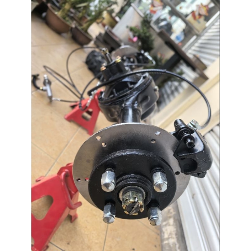 New stock Axle BD Brake Disc Set 95cm Length Pcd4-100 core 63mm with ...