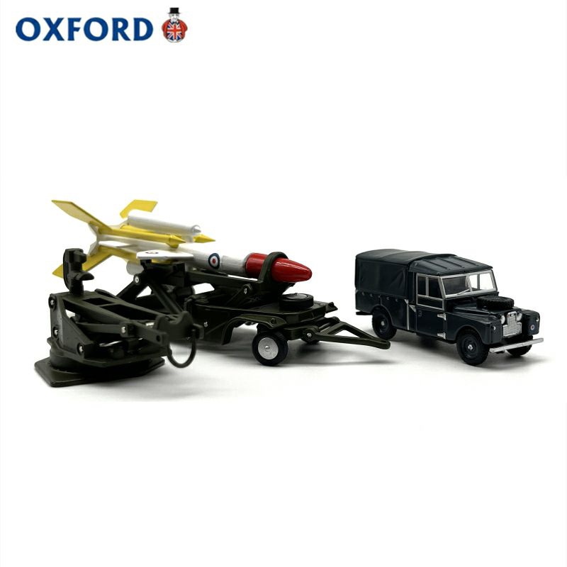 Bloodhound Guided Missile with launching ramp and RAF Land Rover Set 1/ ...