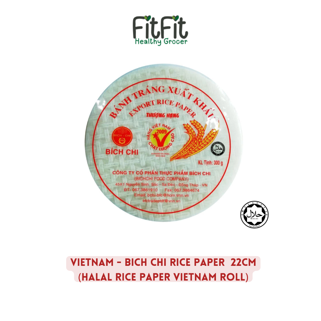 Vietnam - Bich Chi Rice Paper 22cm (Halal Rice Paper Vietnam Roll ...