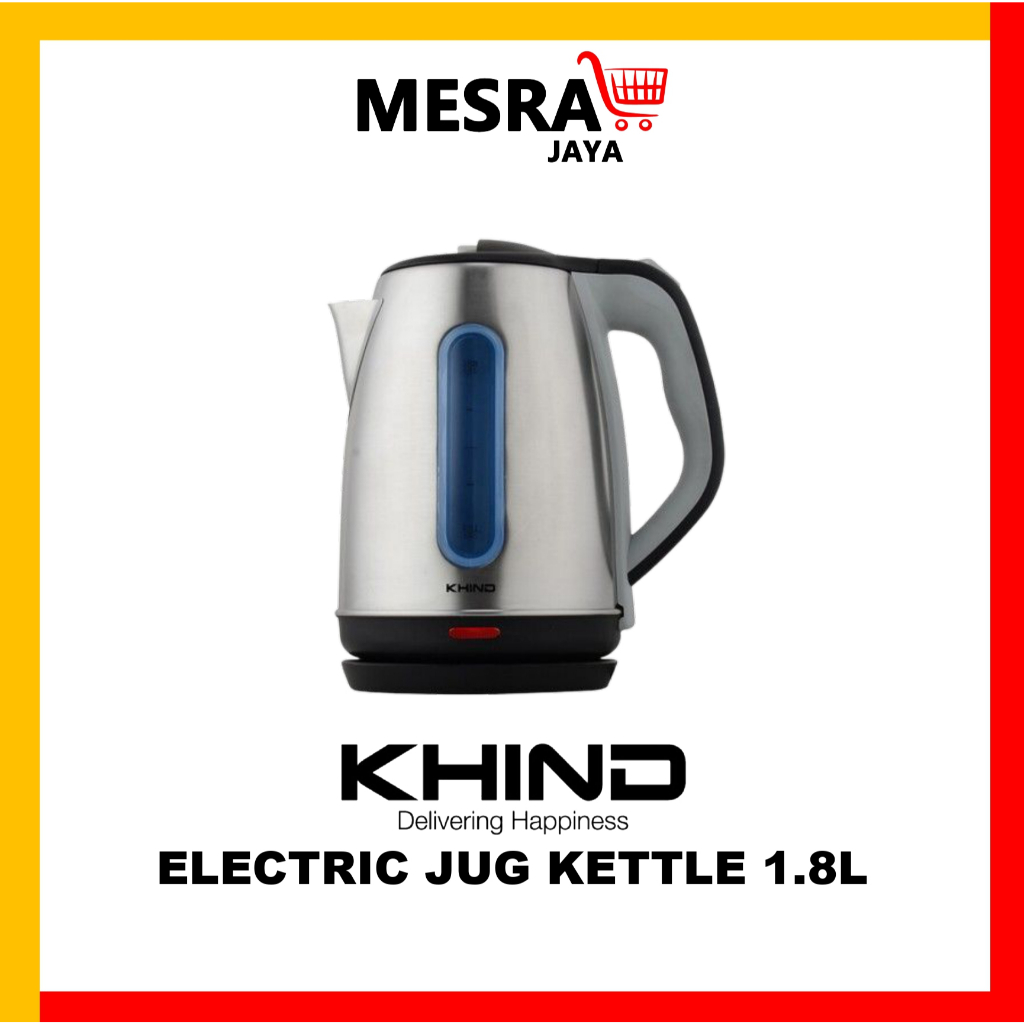 KHIND 1.8L ELECTRIC JUG KETTLE EK18SS | Shopee Malaysia