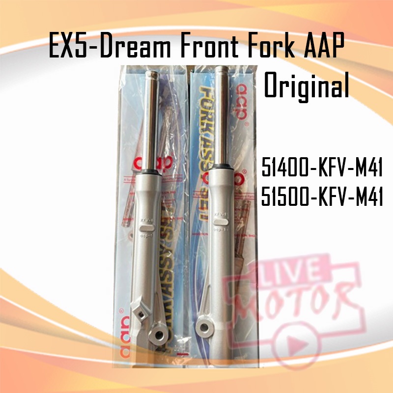 EX5-Dream Front Fork AAP/BSH Original 51400-KFV-M41/51500-KFV-M41 ...