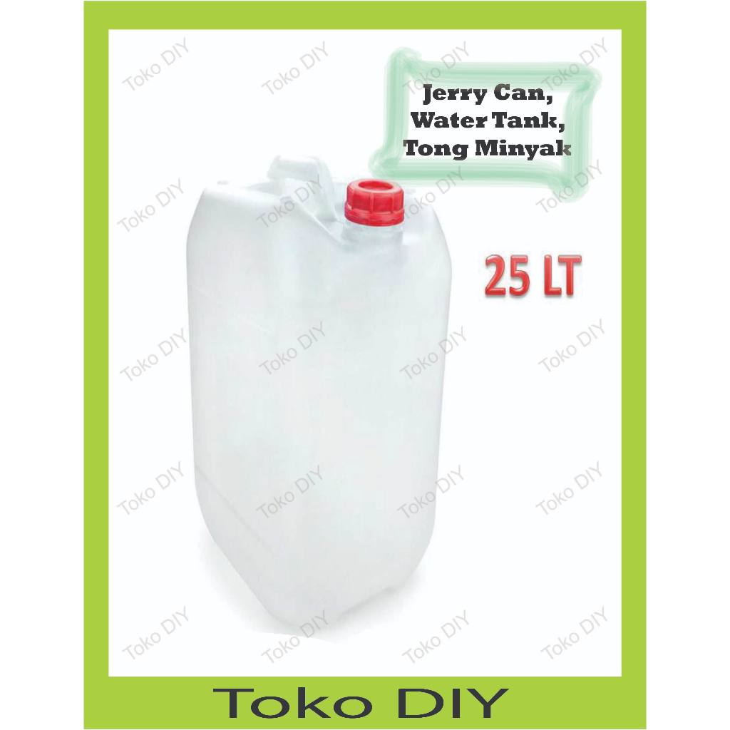 25 Liter Jerry Can, Plastic Bottle, HDPE Container, Water Tank, Tong ...