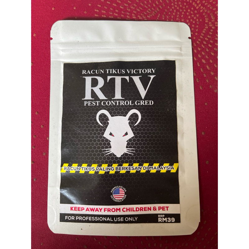 racun tikus RTV- pest control bijirin berkesan | Shopee Malaysia