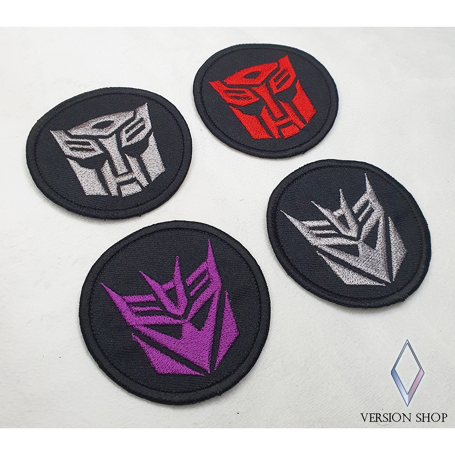 TRANSFORMERS ROUND LOGO - Embroided Patch / Sulam Tampal | Shopee Malaysia