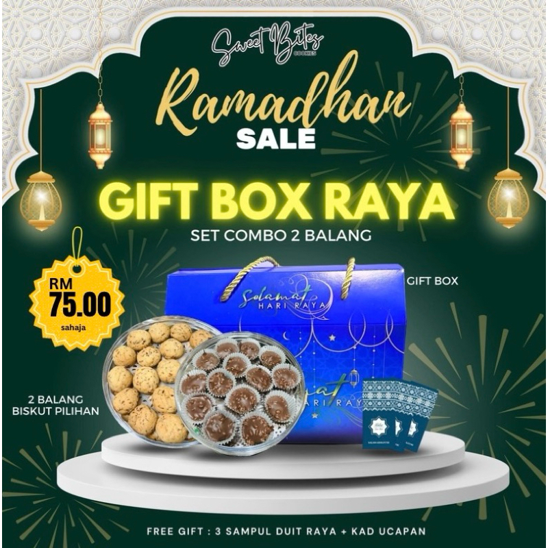 GIFT BOX RAYA 2024 SET 2 balang | Shopee Malaysia