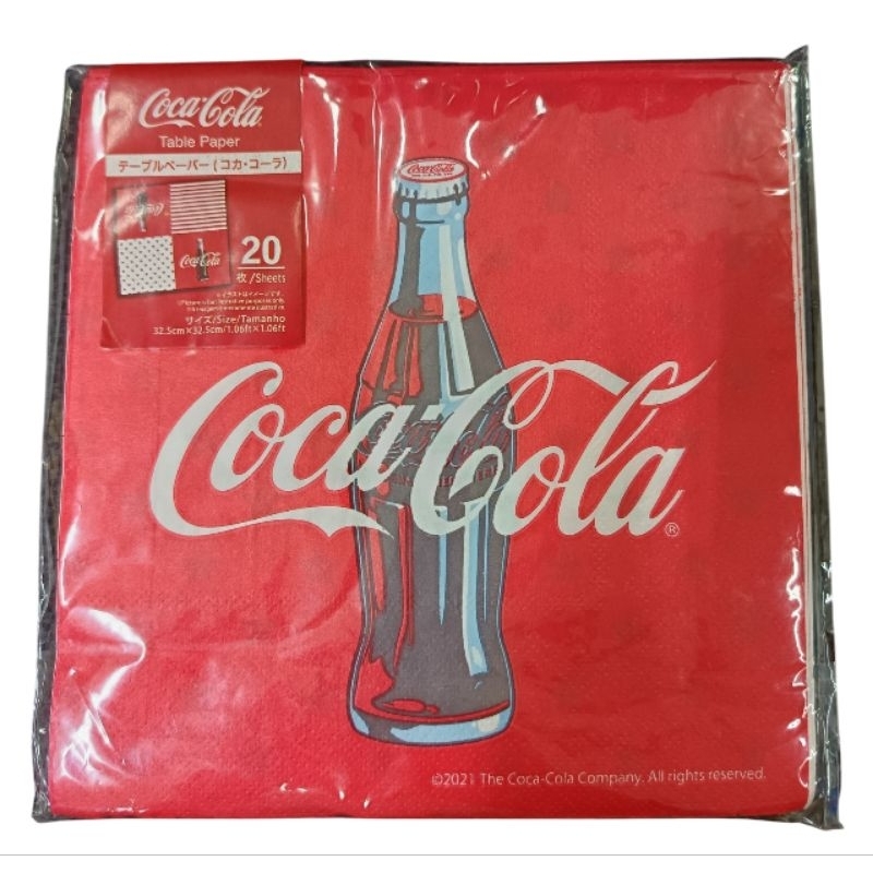 Table paper - Coca-Cola 20 sheets | Shopee Malaysia