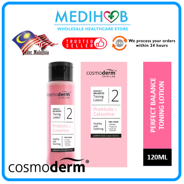 COSMODERM Perfect Balance Toning Lotion 120ml | Shopee Malaysia