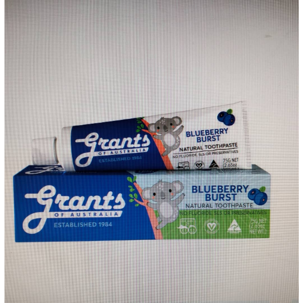 GRANTS-KIDS TOOTHPASTE-BLUEBERRY BURST 75G | Shopee Malaysia