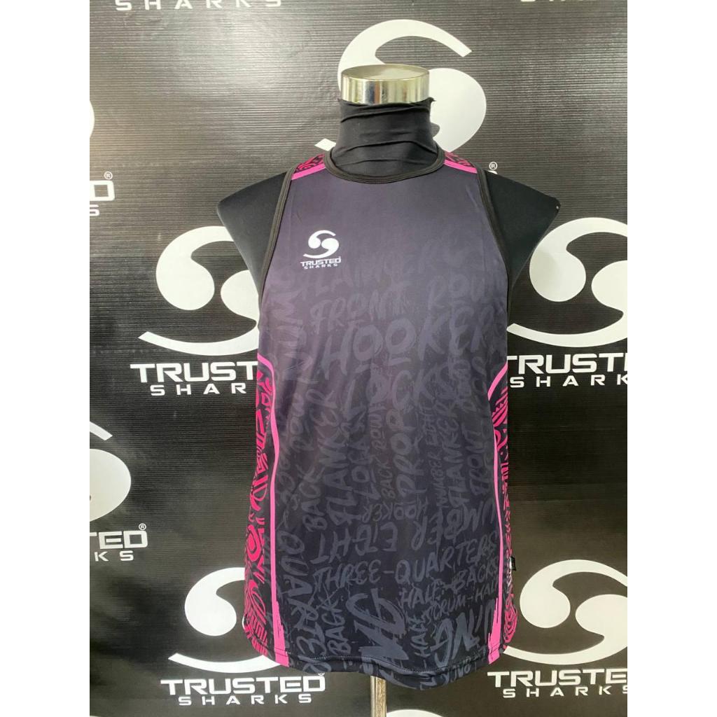[READY STOCK]RUGBY SINGLET BY TRUSTED SHARKS | Shopee Malaysia