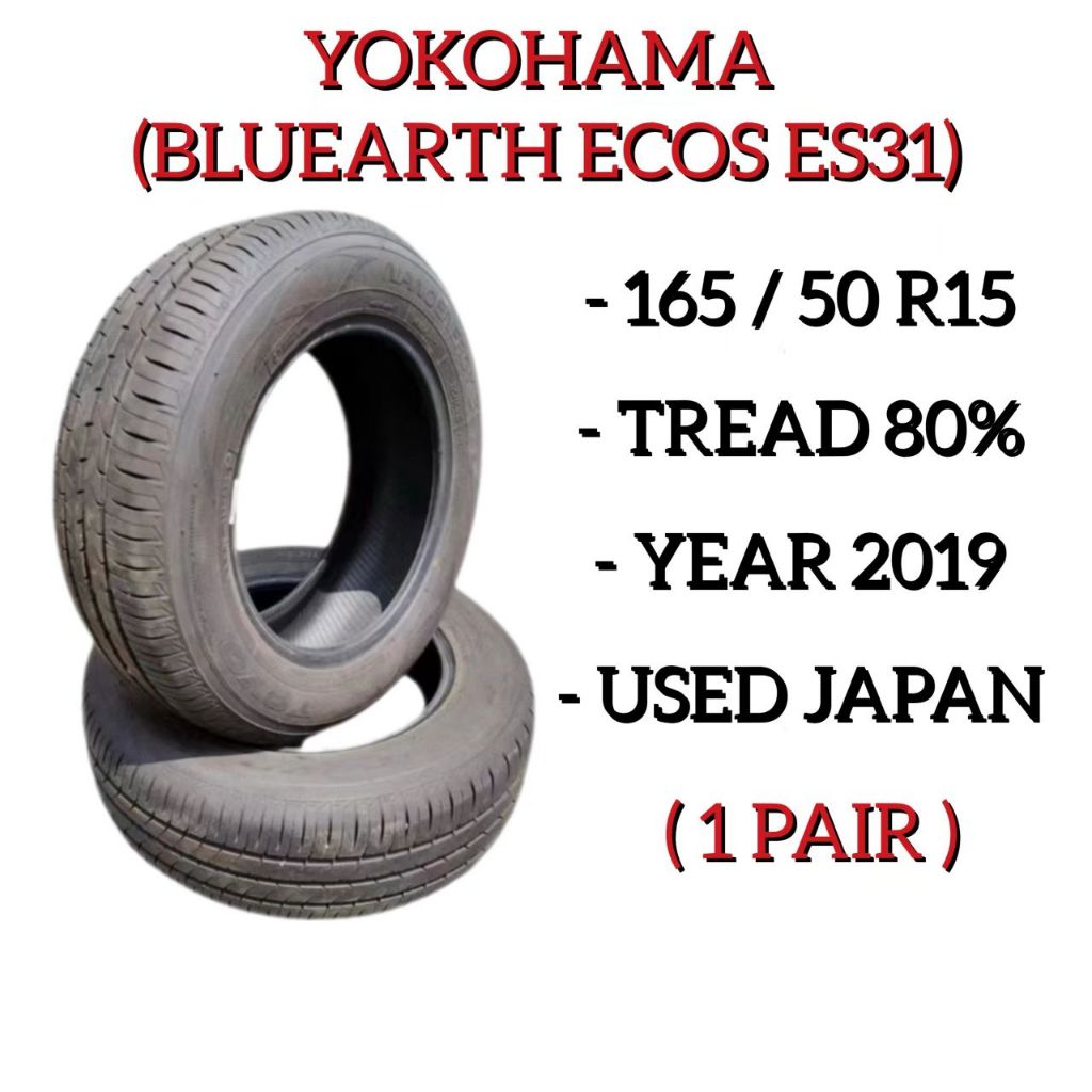 Tyre / Tire / Tayar 165/50 R15 Yokohama Tyre / Tire / Tayar 165/50 R15 ...