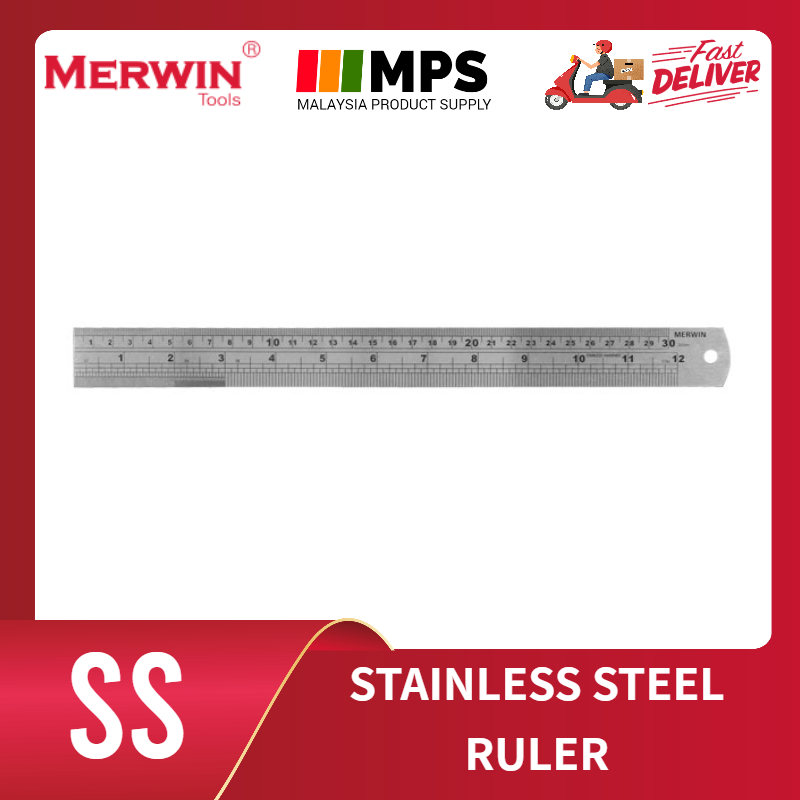 Merwin Stainless Steel Ruler 40/48/60/80 Inch of Different Sizes Metal ...