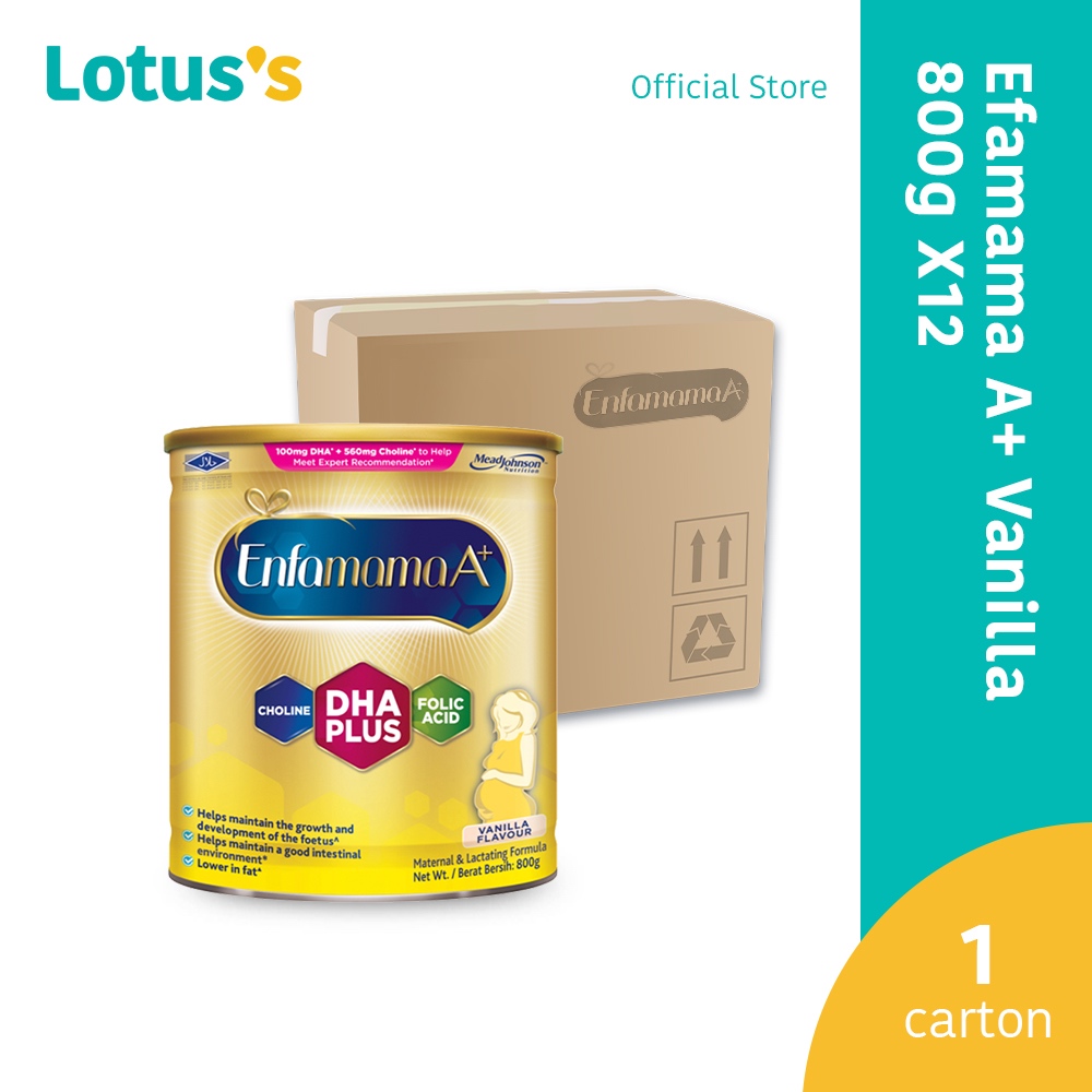 Enfamama A+ Vanilla 800G X12 (1 Carton) | Shopee Malaysia