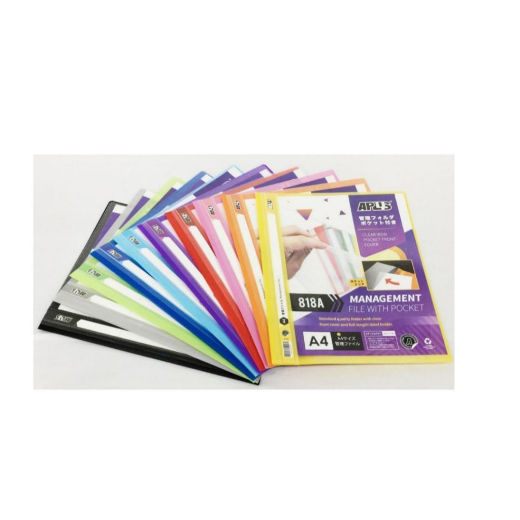 Readystock Promotion Available A4 Aplus Management File With Pocket ...