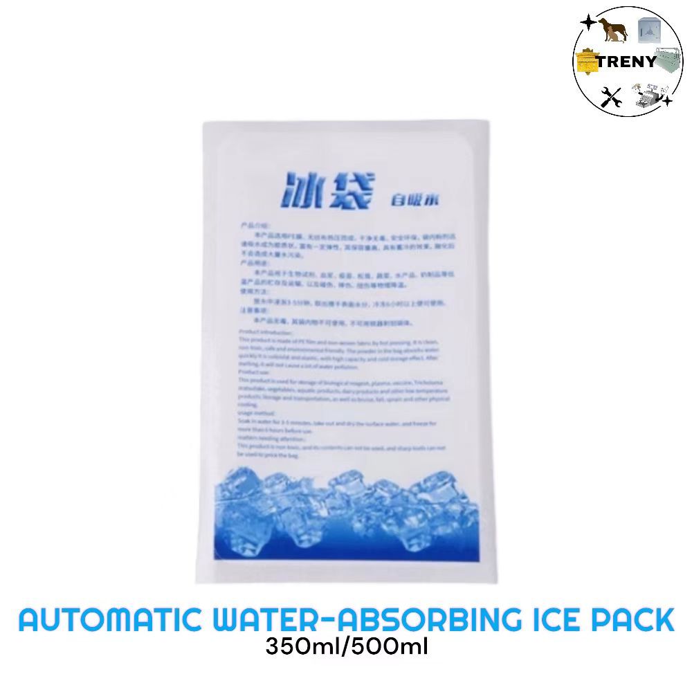 Self-absorption ice Bag Ice Packs Reusable Gel Ice Bag Fresh-keeping ...