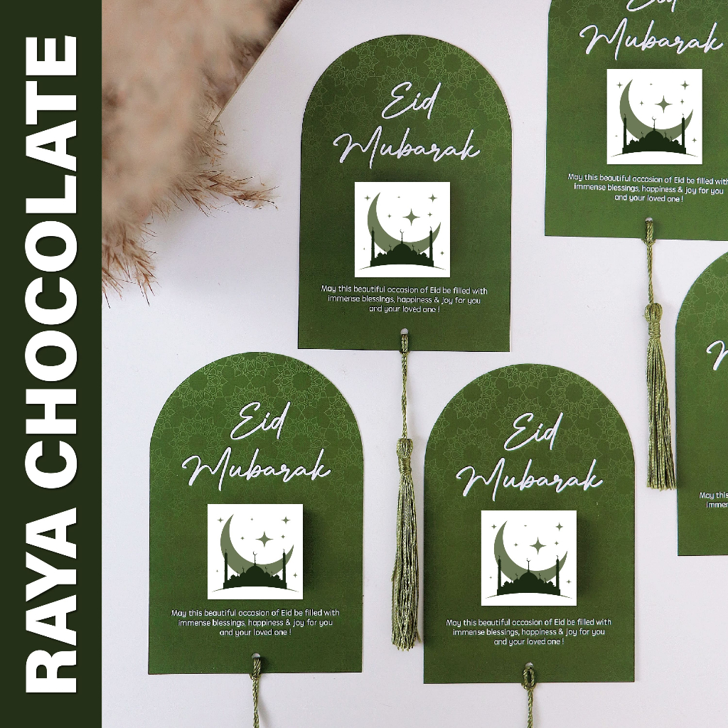 OHJOLLY 1Pcs Raya Gift Set Raya Berlys Chocolate Doorgift Ramadhan Gift ...